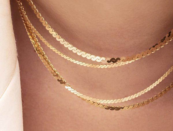 White, Yellow & Rose Gold Chain Jewelry – Ring Concierge