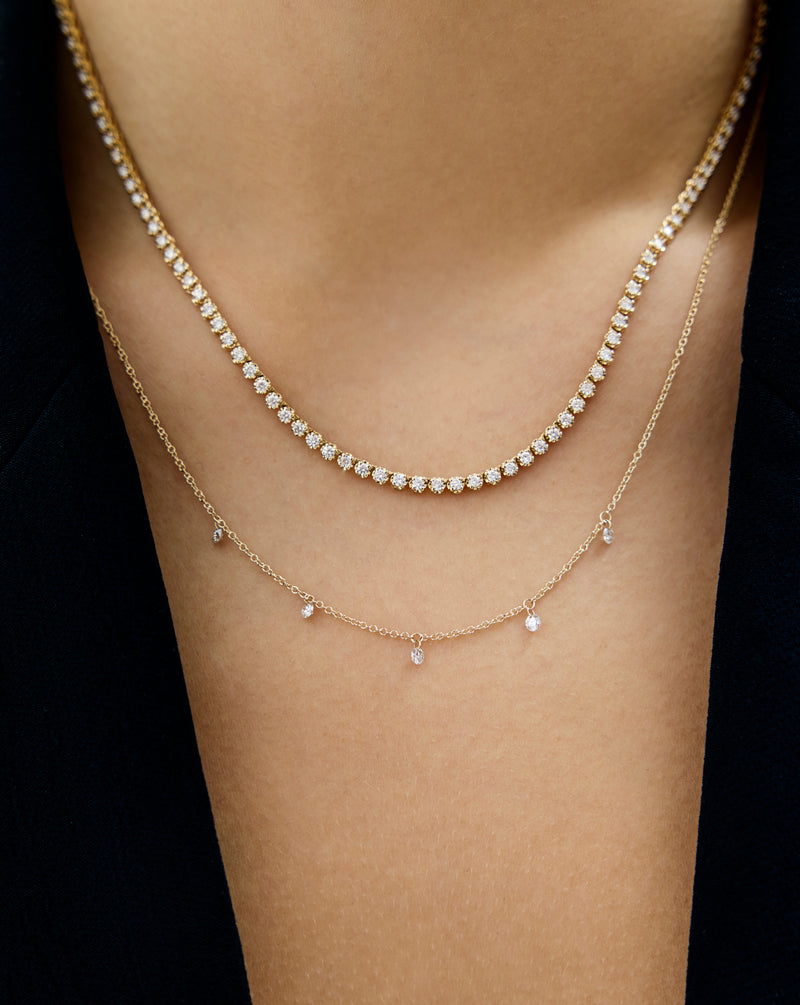 Floating Diamond Necklace – Ring Concierge