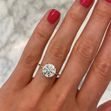 Whisper thin oval engagement ring store